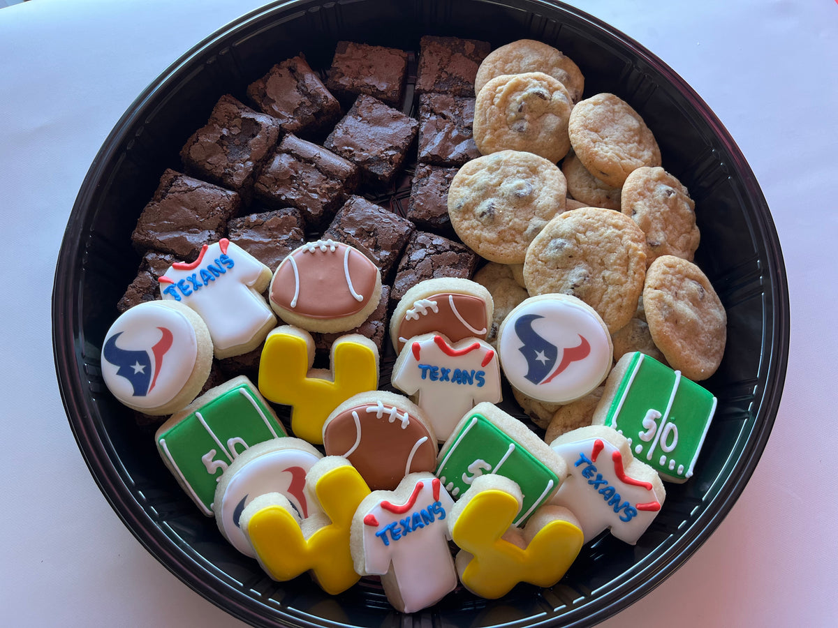 Texans mini platter – MSO Cookies + Cakes