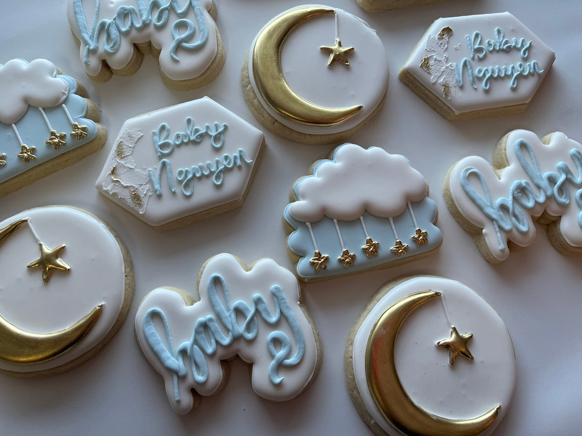 Baby blue moon-1 Dozen – MSO Cookies + Cakes