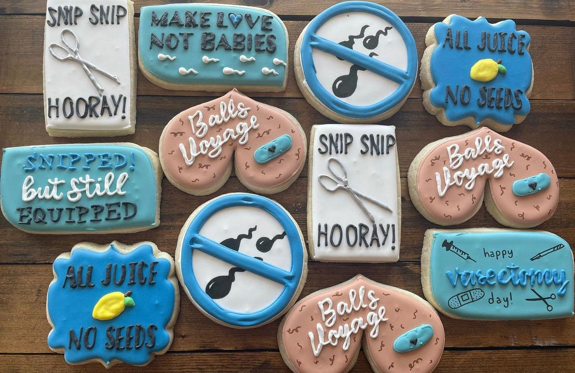 Vasectomy cookies 1 dozen – MSO Cookies + Cakes