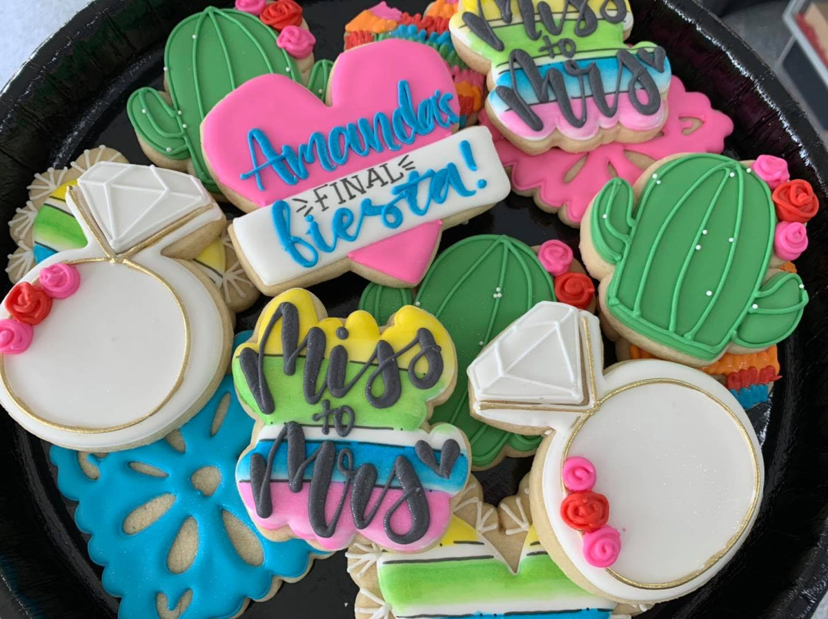 Fiesta Themed - 1 Dozen – MSO Cookies + Cakes
