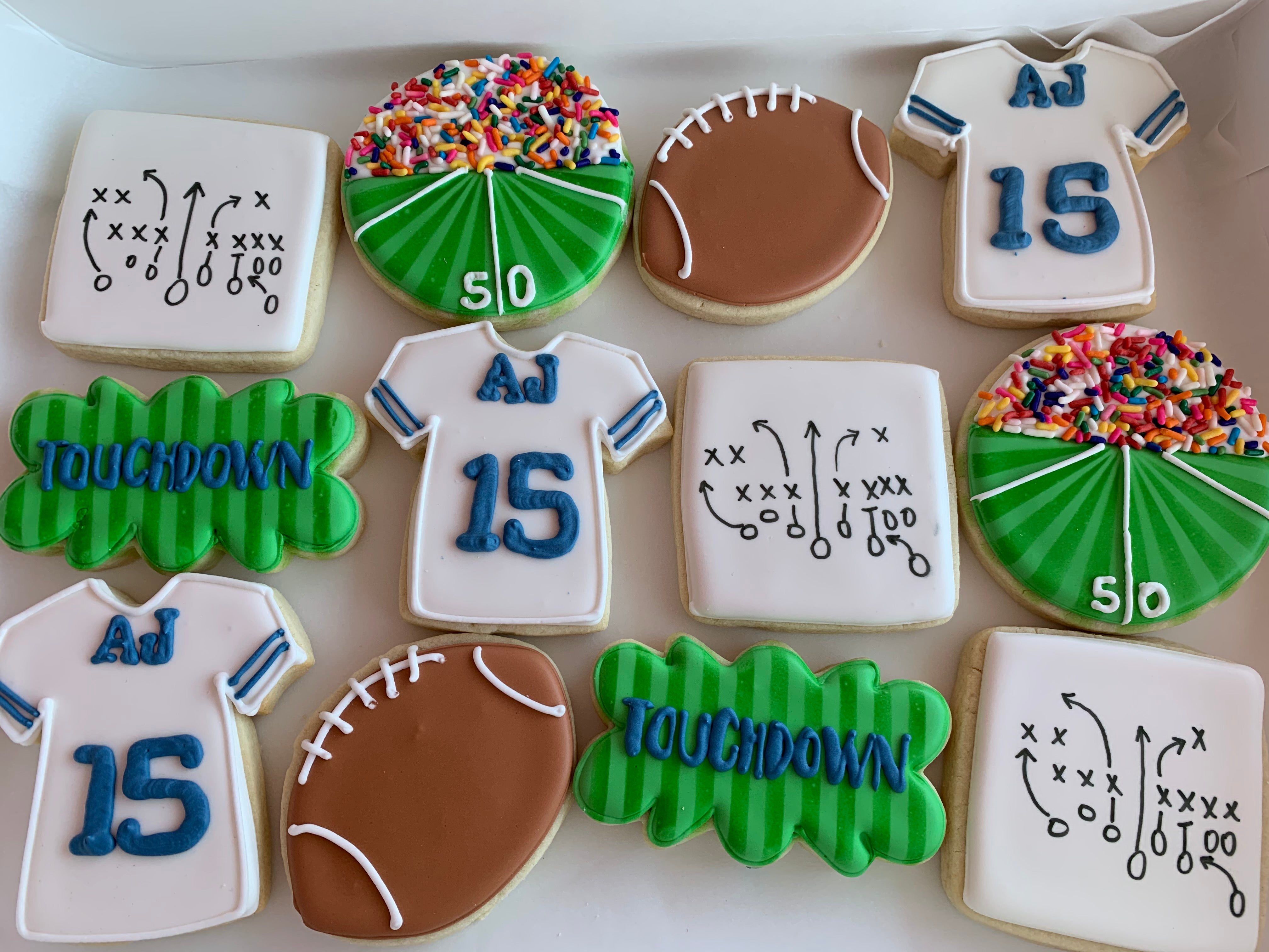Football Themed Cookies Football Decorated Cookies | UK Delivery | My