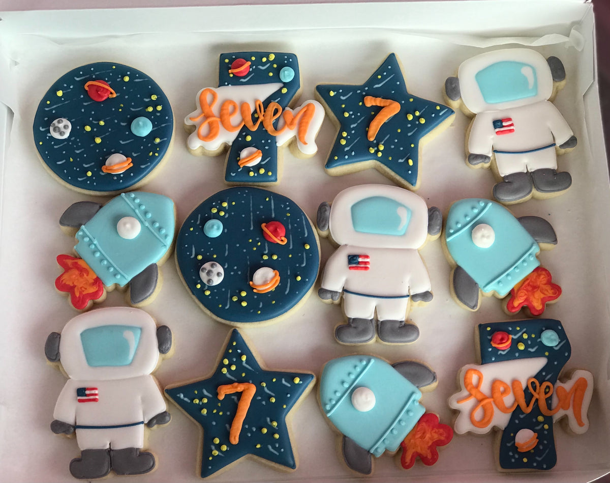 Outer Space - 1 Dozen – MSO Cookies + Cakes