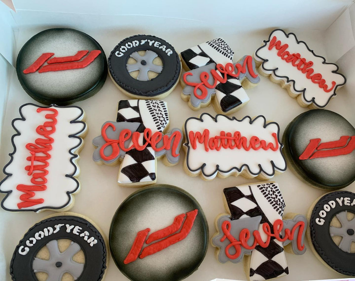 Formula 1 Themed - 1 Dozen – MSO Cookies + Cakes