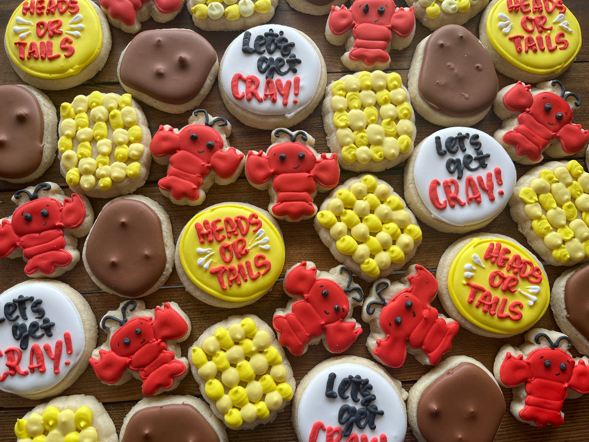 3 dozen Crawfish Mini – MSO Cookies + Cakes