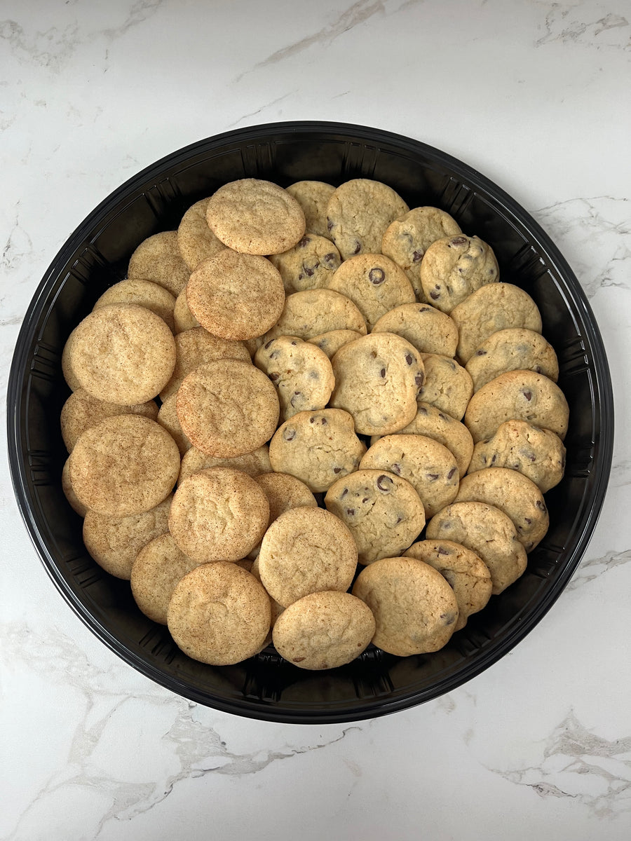 48 pc Mini half Sugardoodle Half chocolate chip platter – MSO Cookies ...